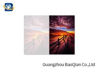 China PET / PP Material 3D Picture Cards , Custom Lenticular Cards Beautiful Landscape Pattern for sale