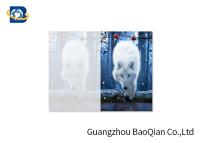 China Lovely Animals 3D Image Lenticular Card Printing Two Sides CMYK Offset Printing for sale