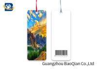 China Kids 3D Lenticular Custom Book Marks 0.6mm PET Eco - Friendly Material For Gift for sale