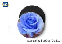 China Stunning Flower Personalised Round Coasters , Print Your Own Coasters 3D Lenticular Picture for sale