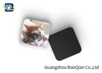 China Pretty Cat 3D Image Full Color Custom Coasters , Custom Photo Drink Coasters for sale