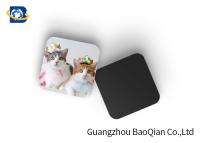 China Pretty Cat 3D Image Full Color Custom Coasters , Custom Photo Drink Coasters for sale