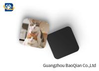 China Pretty Cat 3D Image Full Color Custom Coasters , Custom Photo Drink Coasters for sale