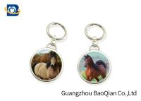 China 3D Lenticular Keychain Lovely Horse Keyrings Printing Services For Promotional Gift for sale