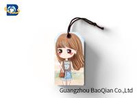 China Cartoon 3D Picture Custom Printed Hang Tags , Personalized Hang Tags For Clothing for sale