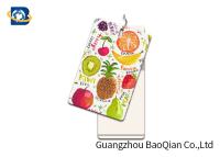 China Colourful Fruit 3D Picture Lenticular Luggage Tags , Custom Hang Tags With 3D Flip Effect for sale