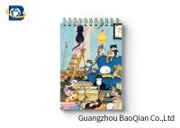 China Spiral Binding 3D Lenticular Personalised Stationery Notebooks Cartoon Pet Hardcover for sale