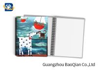 China Durable Custom Printed Notebooks , A4/A5/A6 3D Lenticular Cover CMYK Offset Printing for sale