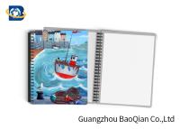 China Durable Custom Printed Notebooks , A4/A5/A6 3D Lenticular Cover CMYK Offset Printing for sale