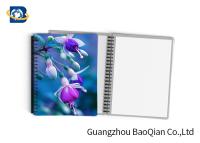 China 0.6mm PET Material Personalized Spiral Notebooks  3D Lenticular Stationery for sale