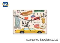 China Clear A4 PVC Plastic File Folders 3D Lenticular Picture File Big With Snap Button for sale