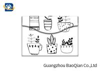 China Clear A4 PVC Plastic File Folders 3D Lenticular Picture File Big With Snap Button for sale