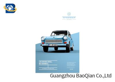 China Car 3D Lenticular Poster Customized UV Printing Nontoxic Material High Definition for sale
