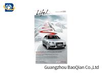 China Car 3D Lenticular Poster Customized UV Printing Nontoxic Material High Definition for sale