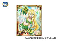 China Cartoon 3D Lenticular Card , Waterproof 3D Game Card 4C UV Printing 7X9CM Size for sale
