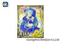 China Cartoon 3D Lenticular Card , Waterproof 3D Game Card 4C UV Printing 7X9CM Size for sale