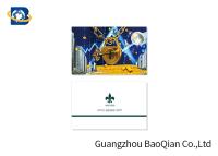 China Customized 3D Lenticular Card Round / Square Shape Support Printing Service for sale
