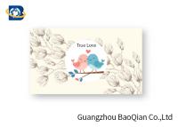 China Plsatic PET / PP 3D Lenticular Card Customized 3D Animal Love Card Printing for sale