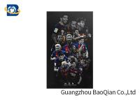 China High Definition Poster 3D Lenticular , Football Star 3 Dimensional Poster for sale