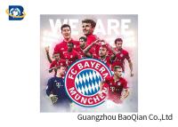 China Flip Effect 3D Lenticular Poster PET / PP Materail Football Star Advertisement for sale