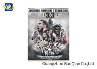 China High Definition Poster 3D Lenticular , Football Star 3 Dimensional Poster for sale
