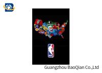 China Custom Printing 3D Lenticular Poster PET Flip Image High Definition NBA Star Poster for sale