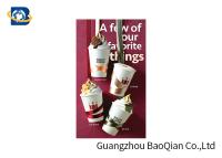 China Food / Drinking Advertising Posters 3D Lenticulares High Definition Eco - Friendly Material for sale