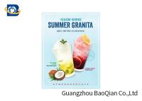 China Food / Drinking Advertising Posters 3D Lenticulares High Definition Eco - Friendly Material for sale