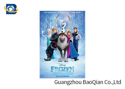China PET / PVC / PP 3D Lenticular Poster Printing , Cartoon Lenticular Movie Poster Advertisement for sale