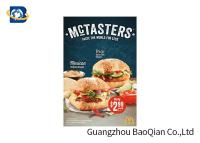 China Fast Food Advertising 3D Lenticular Poster Flip Effect Stunning Design For Promotion for sale