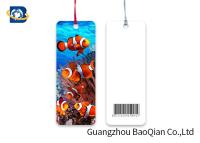 China Plastic 3D Lenticular Bookmark , Custom Bookmark With Tassel Ocean Animal Clownfish Nomo for sale