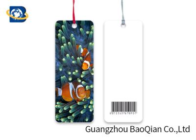 China Plastic 3D Lenticular Bookmark , Custom Bookmark With Tassel Ocean Animal Clownfish Nomo for sale
