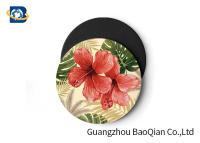 China Vivid Depth Effect 3D Floral Lenticular Coasters PET/ EVA Material Customized Size for sale