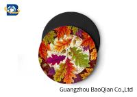 China Vivid Depth Effect 3D Floral Lenticular Coasters PET/ EVA Material Customized Size for sale