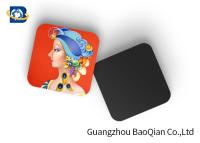 China Square Wine Tea Cup Custom Printed Coasters 3D Lenticular Printing Service for sale