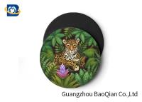 China Wild Animal Art Image Lenticular Coasters 3D Decoative Cup Placemat 0.6MM PET for sale