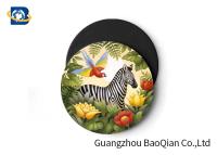 China Wild Animal Art Image Lenticular Coasters 3D Decoative Cup Placemat 0.6MM PET for sale