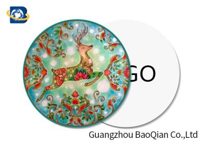 China Premium Sika Deer 3D Lenticular Card PET0.45 Technique Customized Designer Printing for sale