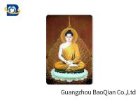 China Buddha Religion Premium 3D Lenticular Card PET / PP Motion Effect  Printing Figure for sale