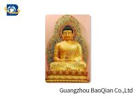 China Buddha Religion Premium 3D Lenticular Card PET / PP Motion Effect  Printing Figure for sale