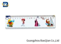 China Kids Stationery Gifts 3D Custom Plastic Rulers , Lenticular Image Printing Beautiful Figure for sale