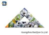 China Plastic Measuring 3D Lenticular Ruler Animal Image For Kids Stationery Gifts for sale