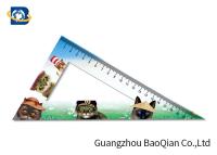 China Plastic Measuring 3D Lenticular Ruler Animal Image For Kids Stationery Gifts for sale