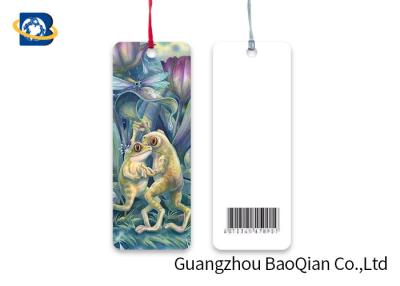 China Deep Effect 3D Lenticular Bookmark Animal Frog Image Printing Free Sample for sale