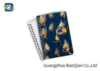 China Eco Friendly Paper 3D Lenticular Notebook Ocean / Animal Pattern With Spiral for sale
