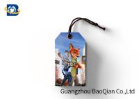 China Eco - Friendly Custom Printed Hang Tags Toy Hangtag Hard Plastic Material 3D Image for sale