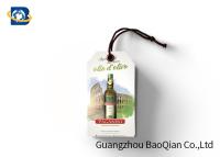 China Custom Logo Hang Tag Printing , PET / PP / Paper Custom Hang Tags With String for sale