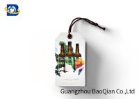 China Custom Logo Hang Tag Printing , PET / PP / Paper Custom Hang Tags With String for sale