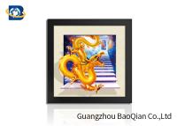 China PVC / MDP Frame 3D 5D Pictures Different Animal Patterns Wall Decoration for sale