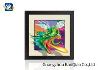 China Animal 3D 5D Photography , Lenticular Image Printing Home / Bedroom Wall Art Decor for sale